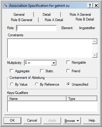 Database modeling with Rational Rose | Creamtea