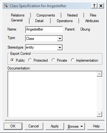 Database modeling with Rational Rose | Creamtea